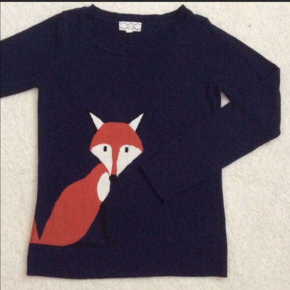Anthropologie | Sweaters | Foxy Fox Intarsia Pullover Sweater | Poshmark